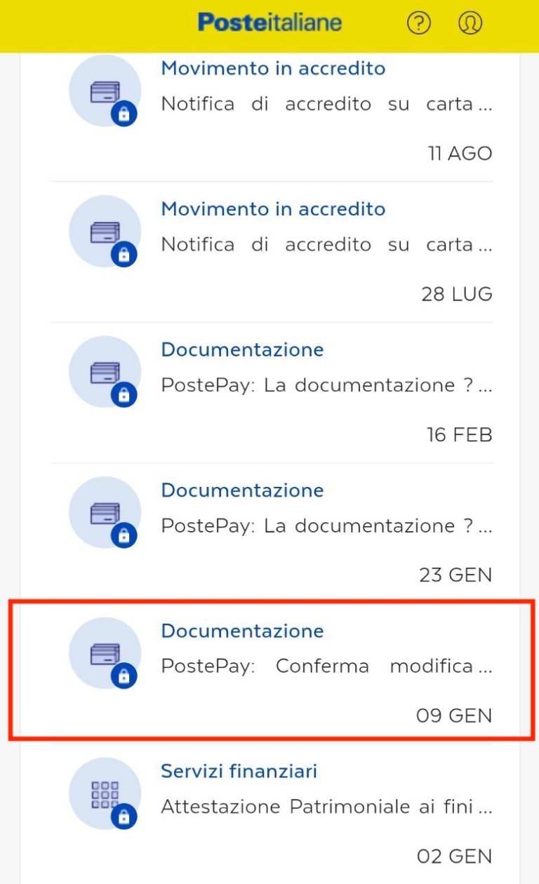 Giacenza media PostePay Evolution: dove si trova?
