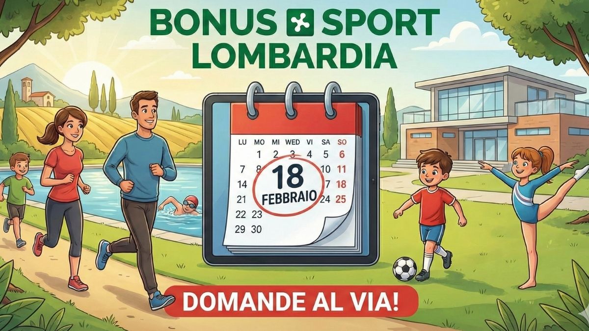 Bonus Sport Lombardia, domande al via dal 18 febbraio: a chi spetta e ...