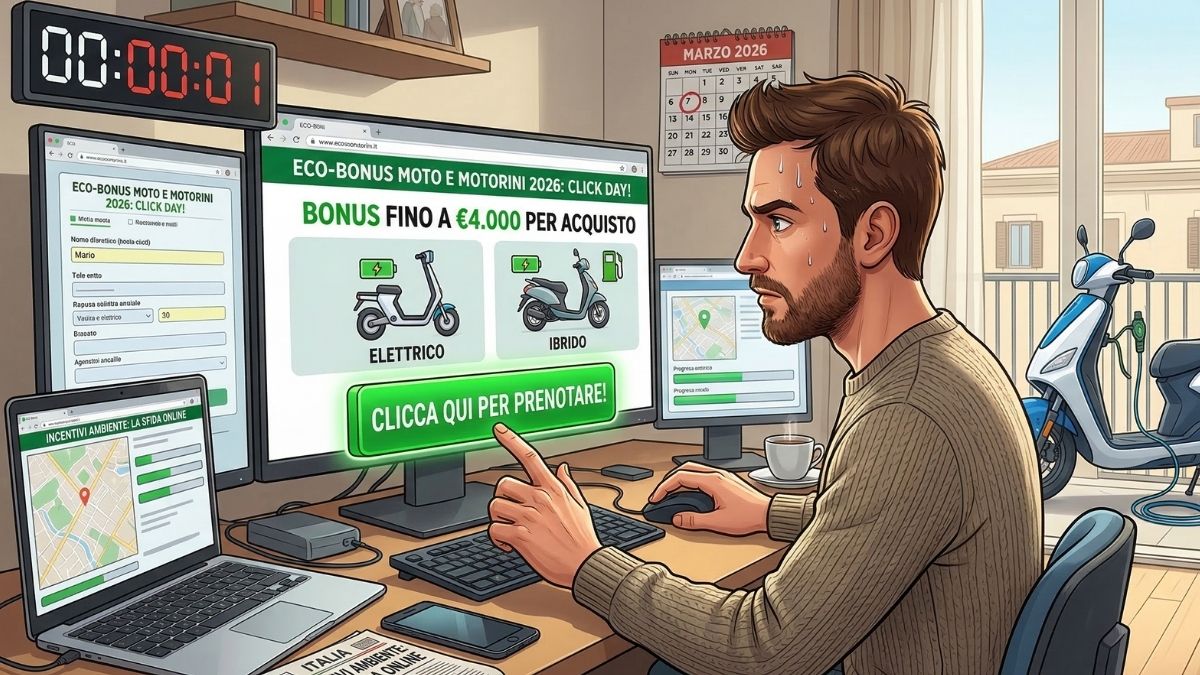 Bonus moto e motorini 2026: scatta il click day, fino a 4.000 euro per ...